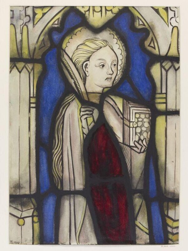 Record Drawing of Stained Glass | Etchells, Frederick | V&A Explore The ...