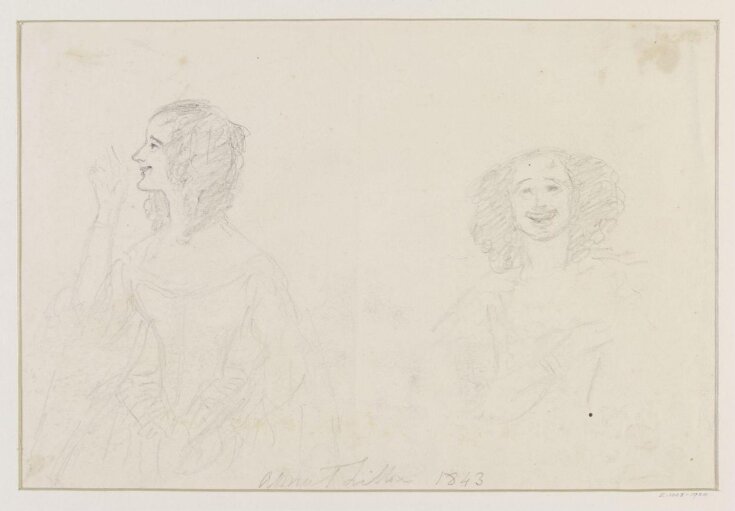 drawing of Alma T. Litton | Chalon, Alfred Edward | V&A Explore The ...