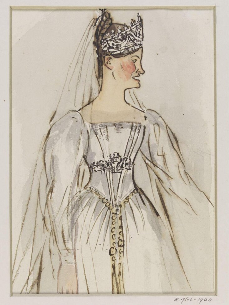 drawing of Maria Caradori as Amenaide | Chalon, Alfred Edward | V&A ...