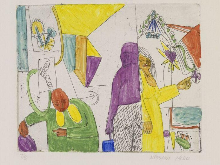 Green Clown | Barbara Nessim | V&A Explore The Collections