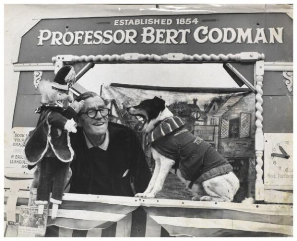 Bert Codman, Punch and Toby the dog | Dave Williams | V&A Explore The ...