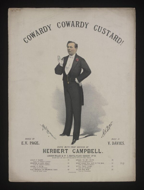 Cowardy Cowardy Custard | E.V. Page | Vincent Davies | V&A Explore The ...