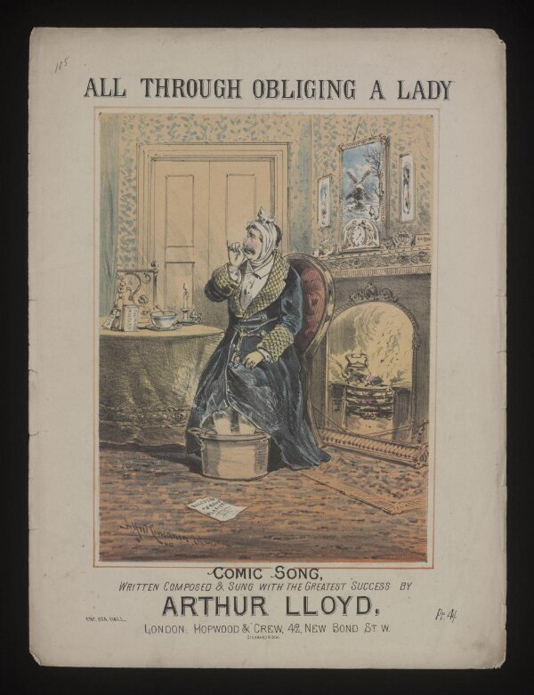 All Through Obliging a Lady | Arthur Lloyd | Alfred Concanen | V&A ...