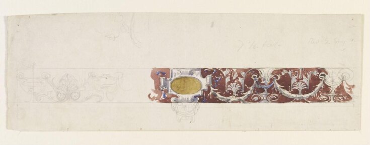 Design for the decoration of the old Refreshment Rooms | Sykes, Godfrey ...