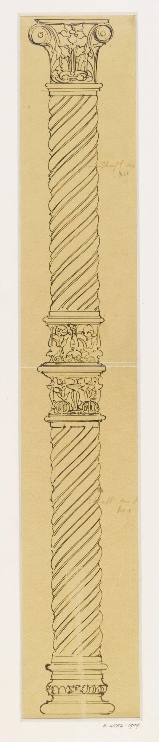 Column and capital | Godfrey Sykes | V&A Explore The Collections