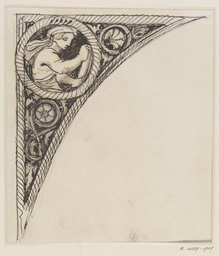 Design for a spandrel | Godfrey Sykes | V&A Explore The Collections