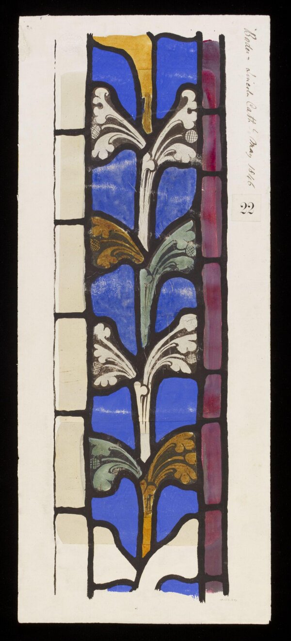 Record Drawing of Stained Glass | Hudson, Octavius | V&A Explore The ...