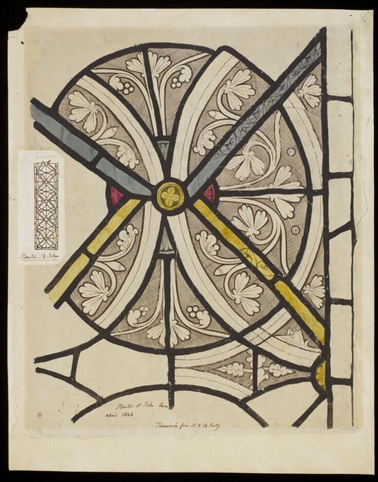 Record Drawing of Stained Glass | Hudson, Octavius | V&A Explore The ...