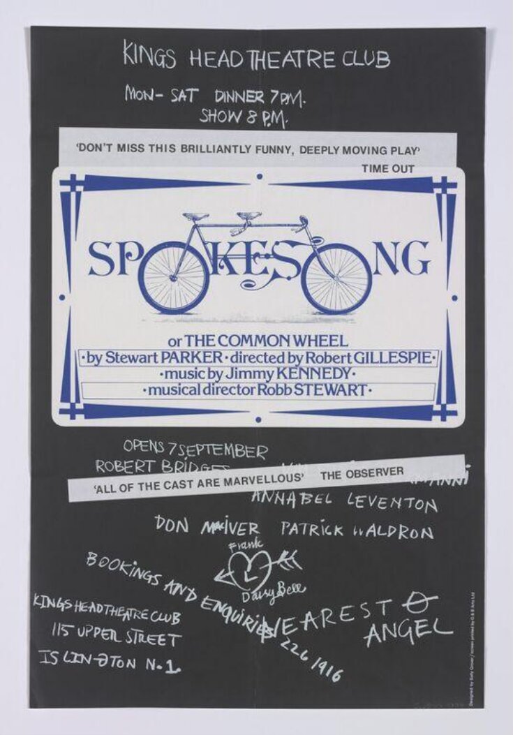 Spokesong poster | Grover, Sally | V&A Explore The Collections