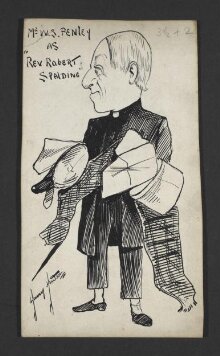 Mr W.S. Penley as Rev Robert Spalding | Hudson, Harry | V&A Explore The ...