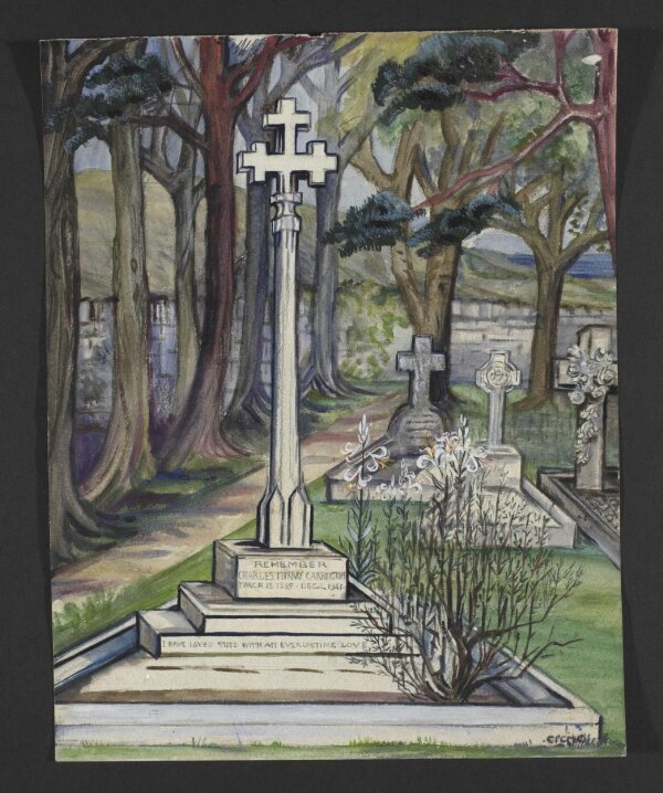 Murray Carrington's grave | Pedro, Carmen | V&A Explore The Collections