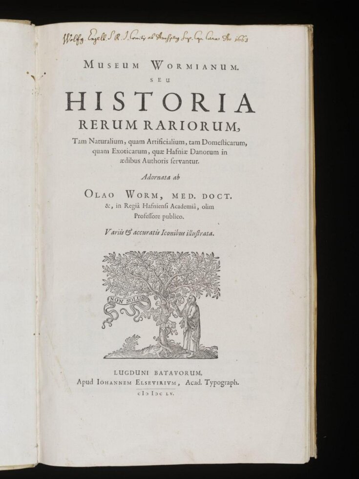 Museum Wormianum | Worm, Ole | V&A Explore The Collections