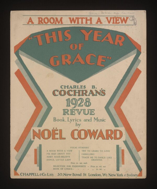 A Room with A View | Coward, Noël Sir | V&A Explore The Collections