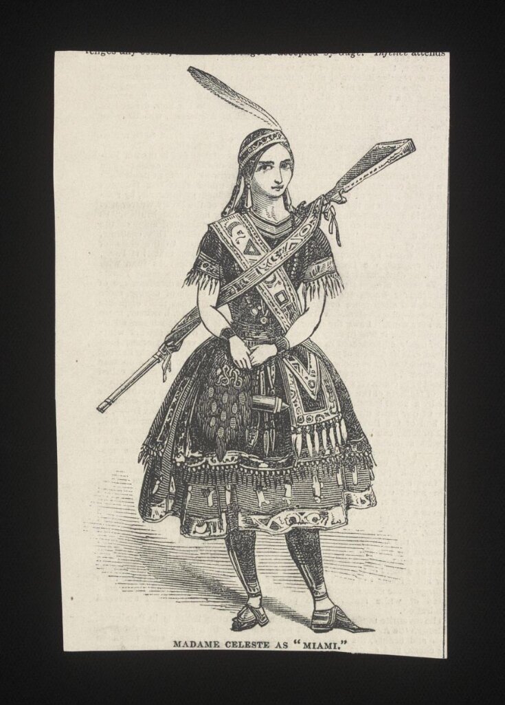 'Madame Celeste as Miami' | unknown | V&A Explore The Collections