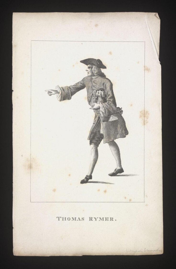 Thomas Rymer | unknown | V&A Explore The Collections