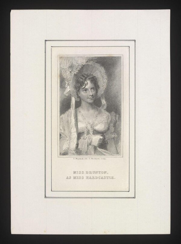 Miss Brunton as Miss Hardcastle | Woolnoth | Wageman | V&A Explore The ...