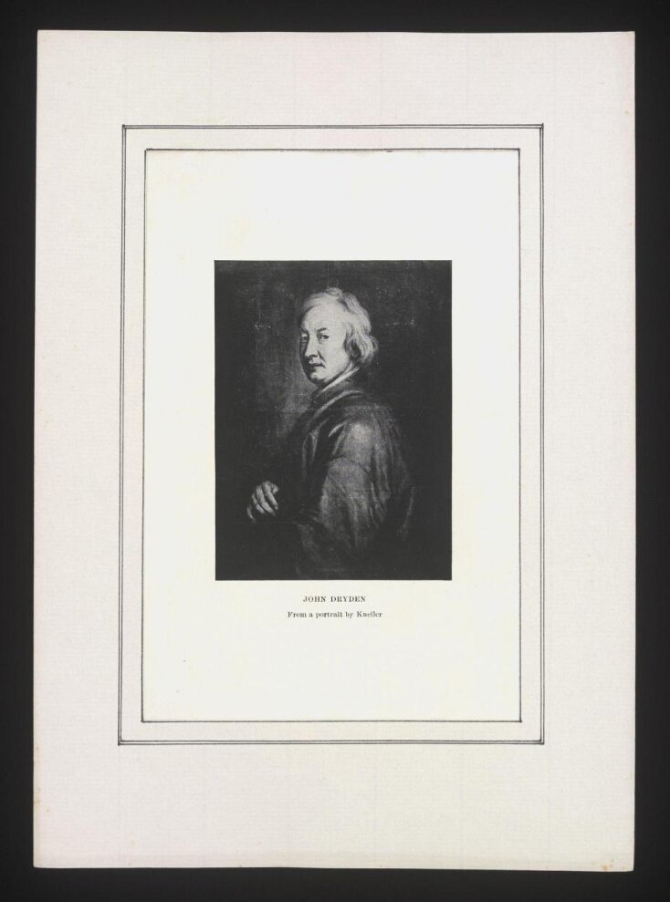 John Dryden from a portrait by Kneller | Kneller | V&A Explore The ...