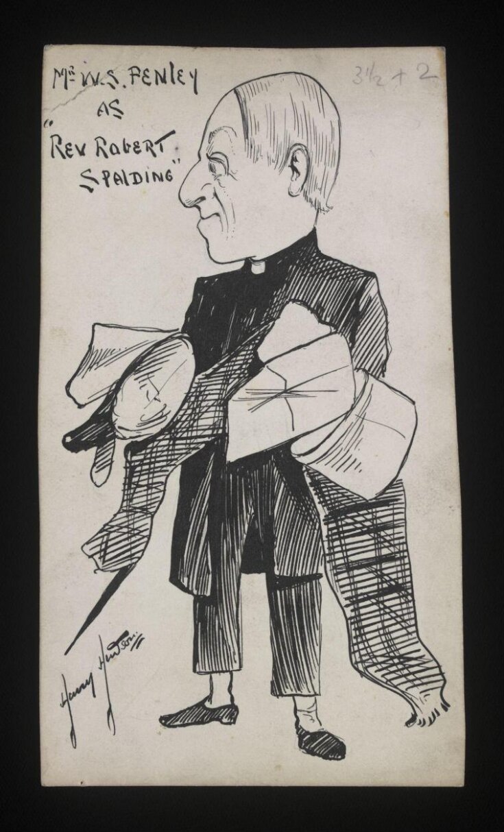 Mr W.S. Penley as Rev Robert Spalding | Hudson, Harry | V&A Explore The ...