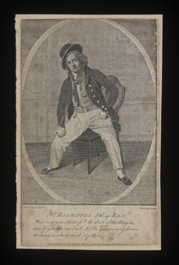 Mr. Bannister Jnr. as Ben | James Bromley | Samuel De Wilde | V&A ...