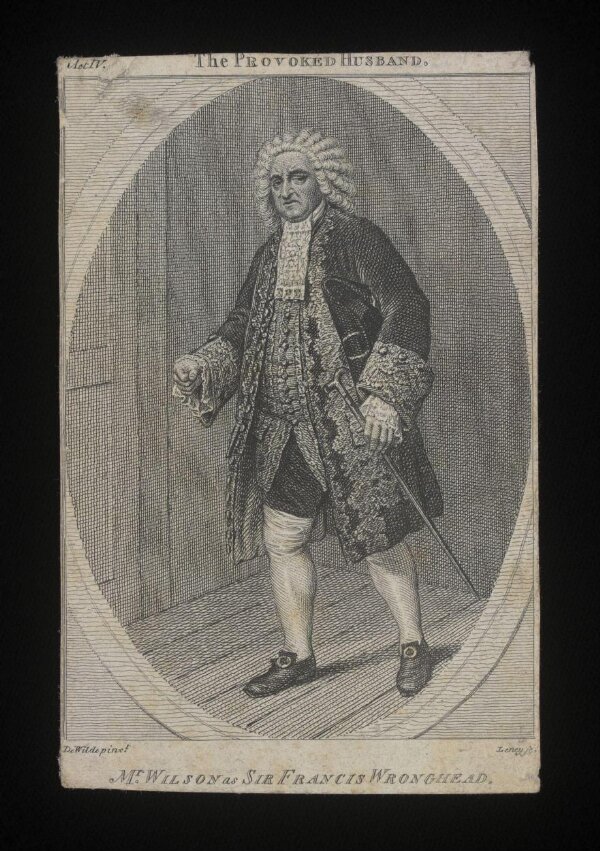 Mr. Wilson as Sir Francis Wronghead | Leney | Samuel De Wilde | V&A ...