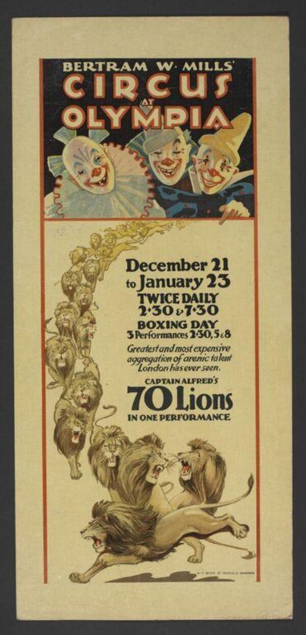 Bertram Mills poster | V&A Explore The Collections