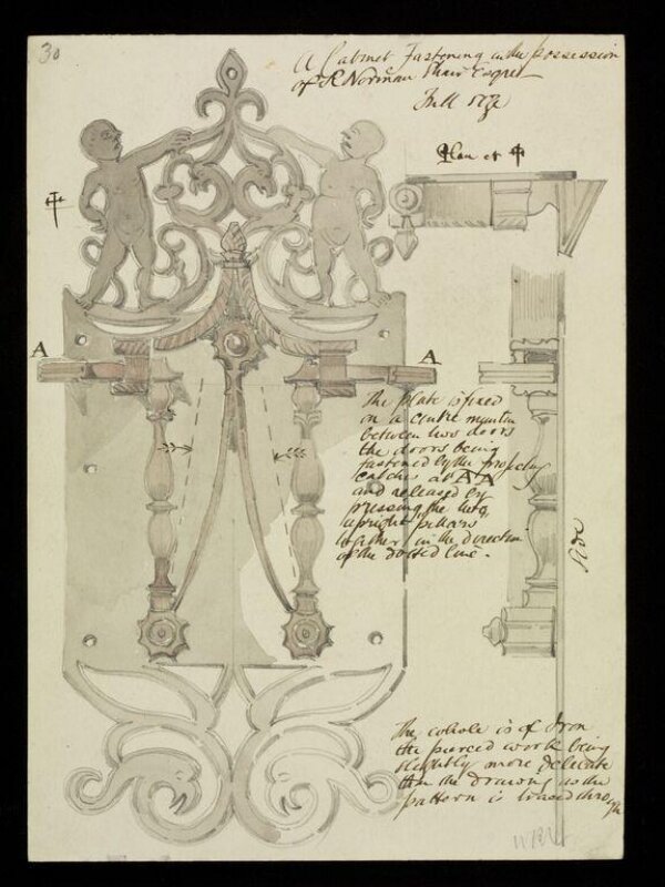 Drawing | Lethaby, W. R. | V&A Explore The Collections