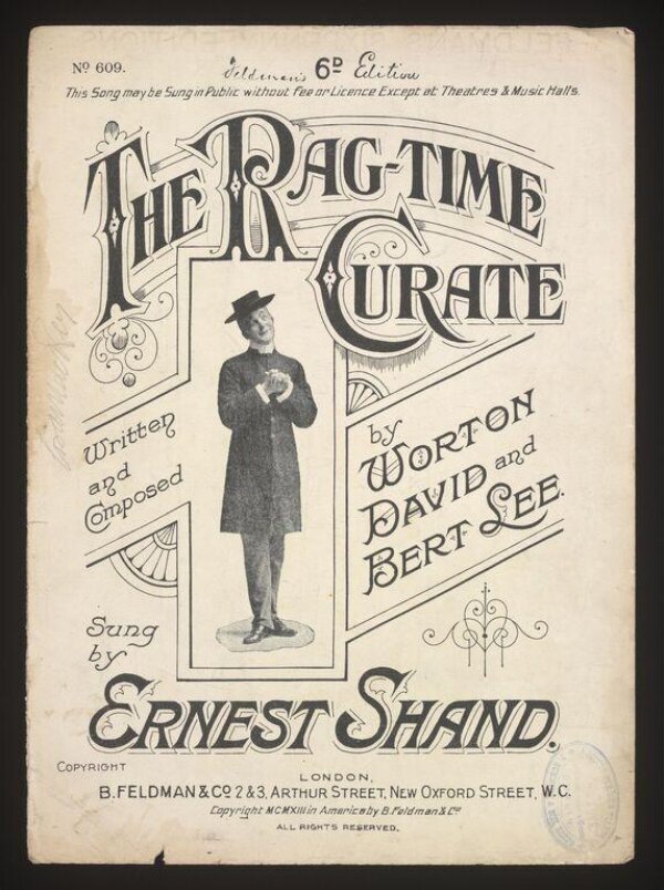 The Rag-Time Curate | Lee, Bert | David, Worton | V&A Explore The ...