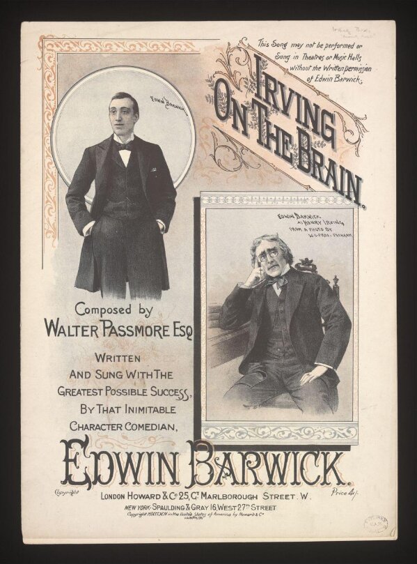 Irving on the Brain | Barwick, Edwin | Passmore, Walter Henry | V&A ...