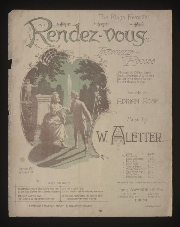 Rendezvous | Aletter, Wilhelm | Ross, Adrian | V&A Explore The Collections