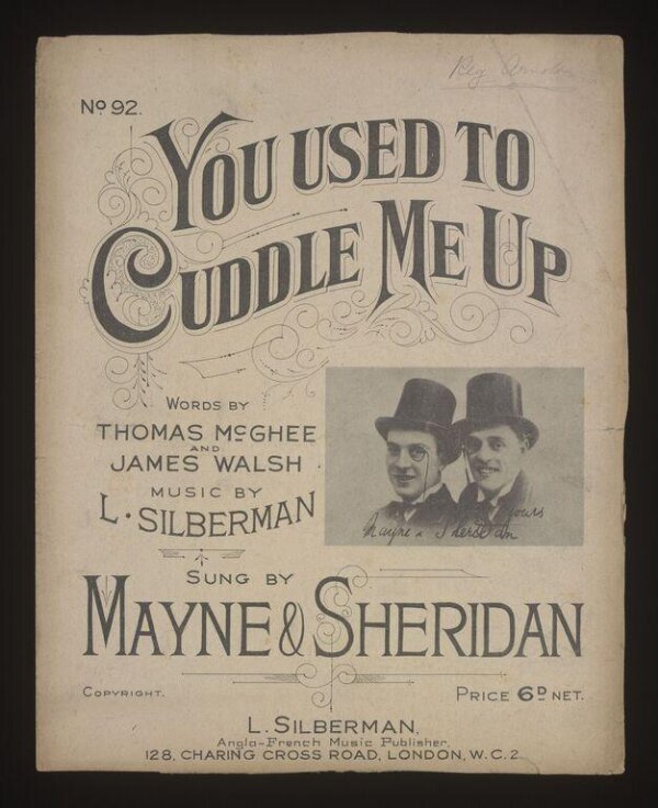You Used To Cuddle Me Up | Silberman, L. | Walsh, James | McGhee ...