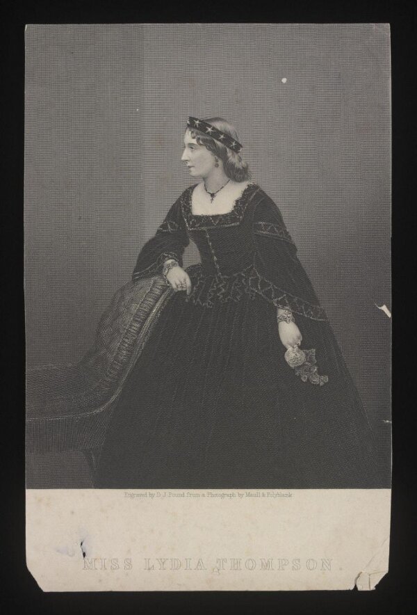 Portrait of Miss Lydia Thompson | Pound, Daniel J. | V&A Explore The ...
