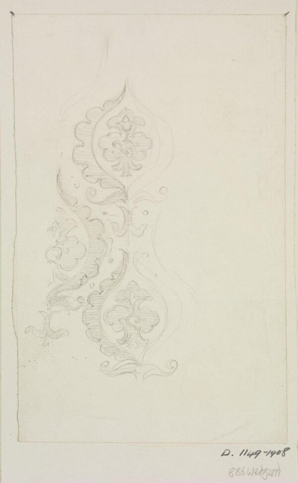 Design for textiles or wallpaper | A.W. Pugin | V&A Explore The Collections