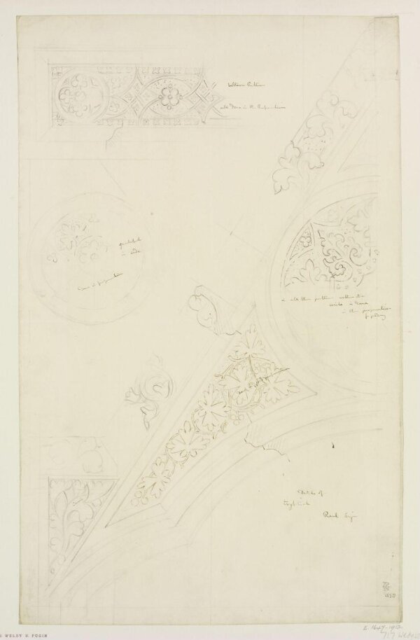 Design for frame | A.W.N. Pugin | V&A Explore The Collections