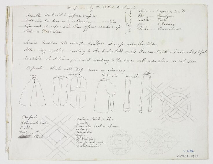 Drawing | A.W.N. Pugin | V&A Explore The Collections