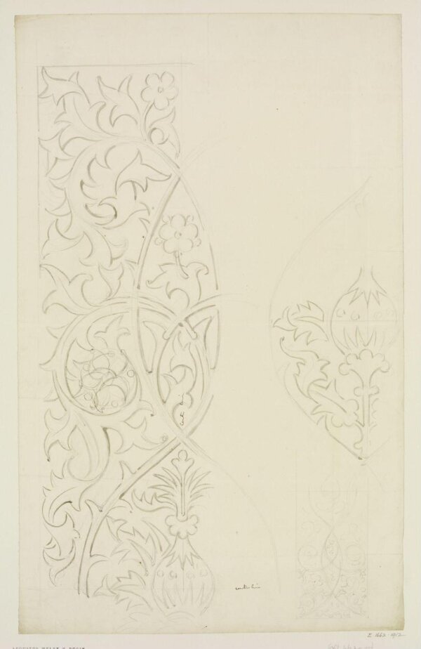 Panel design | A.W.N. Pugin | V&A Explore The Collections