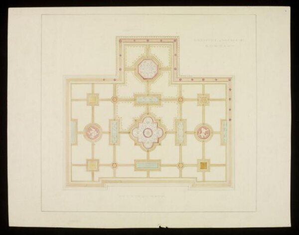 Ceiling of a drawing room at Rowfant, Crawley | Crace | V&A Explore The ...