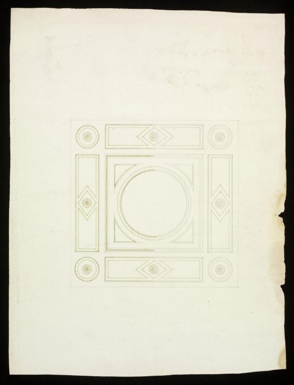 Design for a ceiling | Crace, Frederick | V&A Explore The Collections