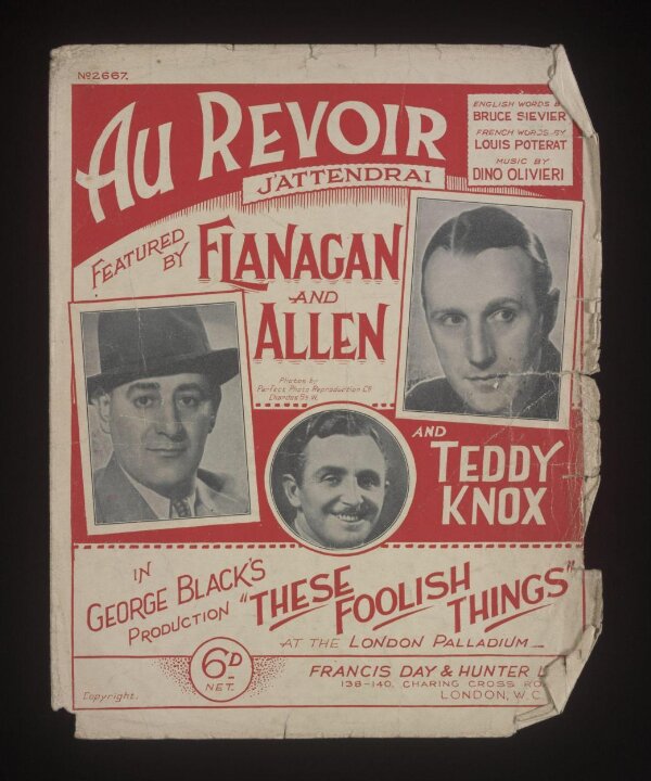 Au Revoir | Sievier, Bruce | Poterat, Louis | Olivieri, Dino | V&A ...