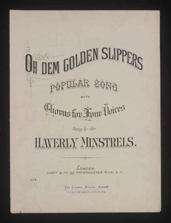 Oh Dem Golden Slippers | Bland, James A. | V&A Explore The Collections