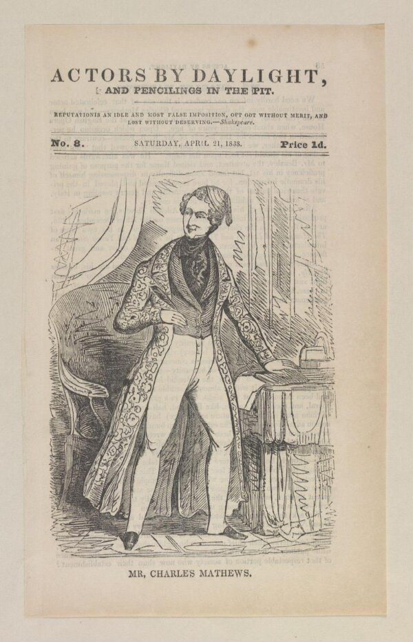 Mr. Charles Mathews | unknown | V&A Explore The Collections