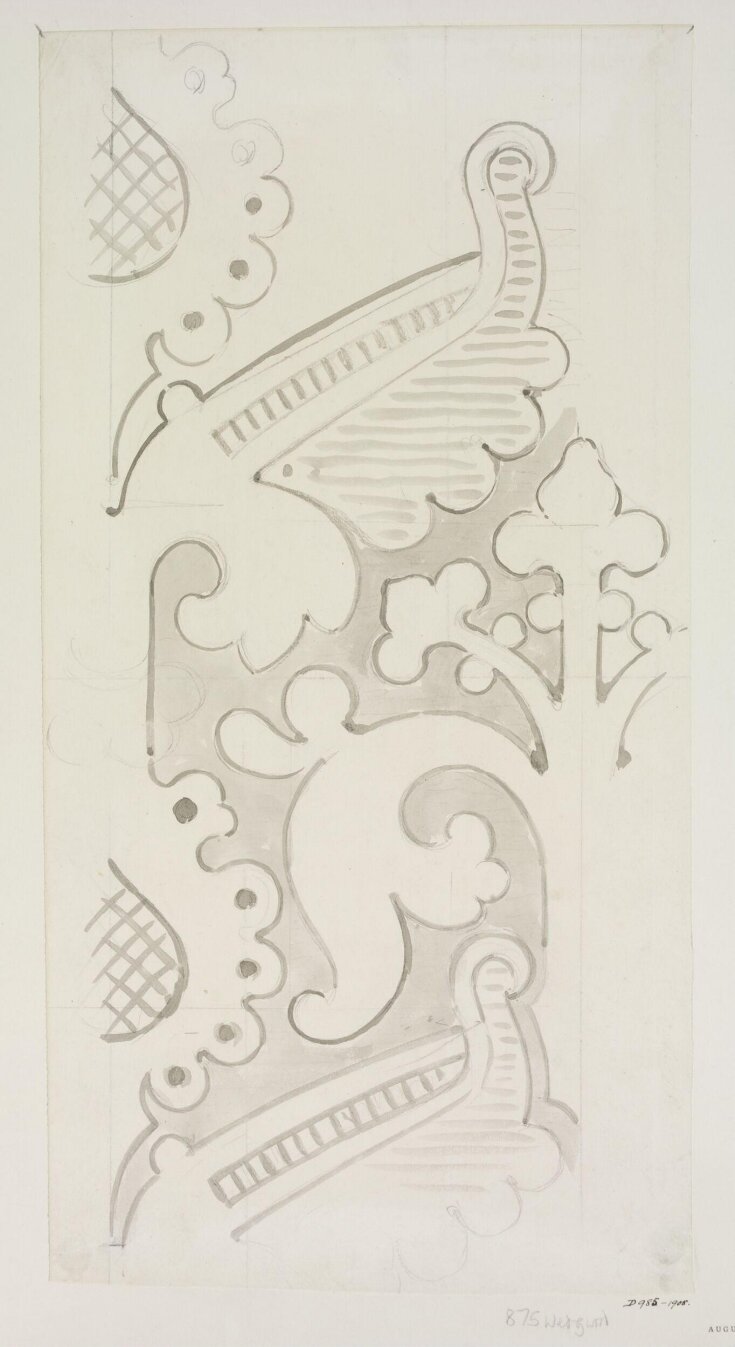 Design for textiles or wallpaper | A.W.N. Pugin | V&A Explore The ...