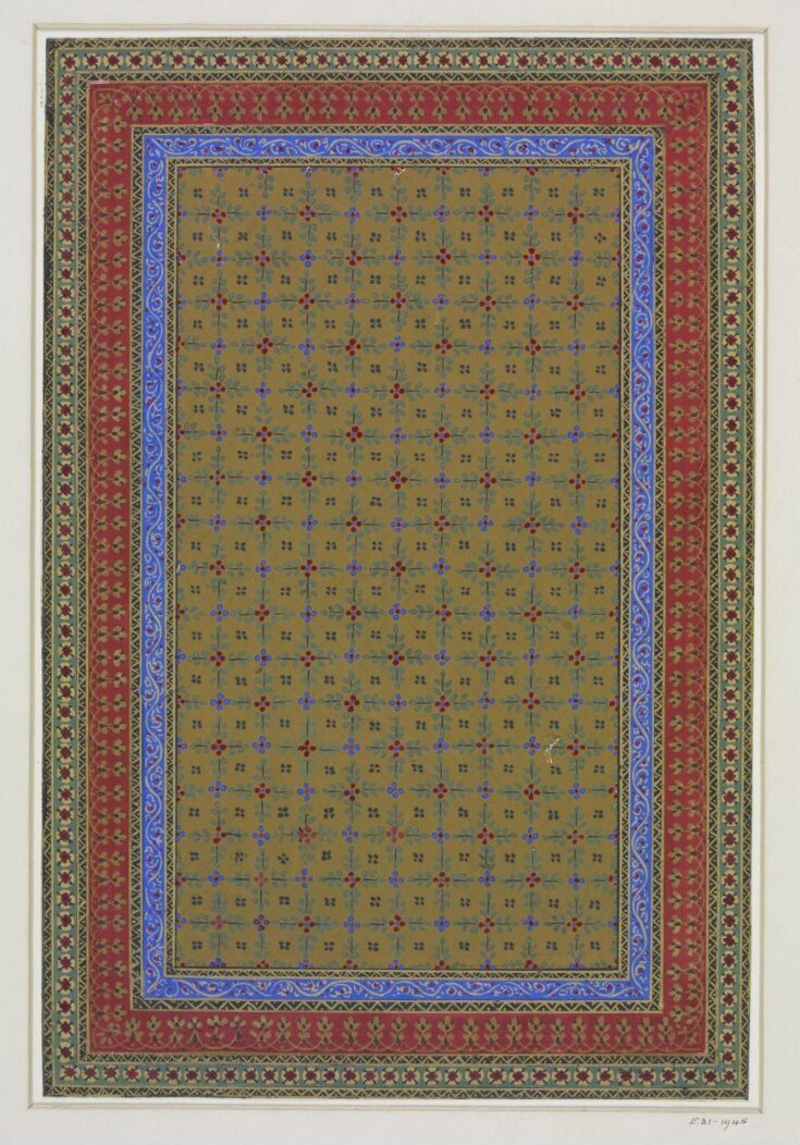 Carpet Design | Jones, Owen | V&A Explore The Collections