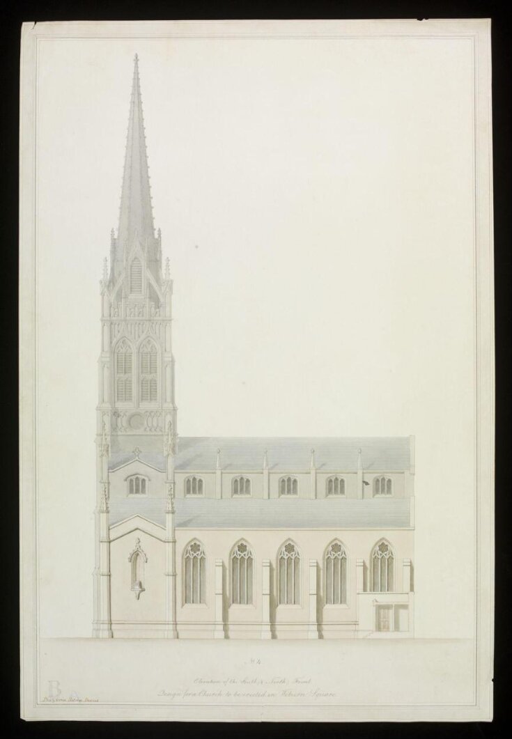 Design for Christ Church, Woburn Square | Vulliamy, Lewis | V&A Explore ...