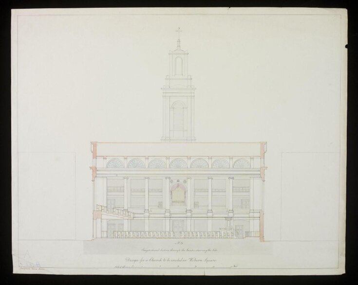 Design for Christ Church, Woburn Square | Vulliamy, Lewis | V&A Explore ...