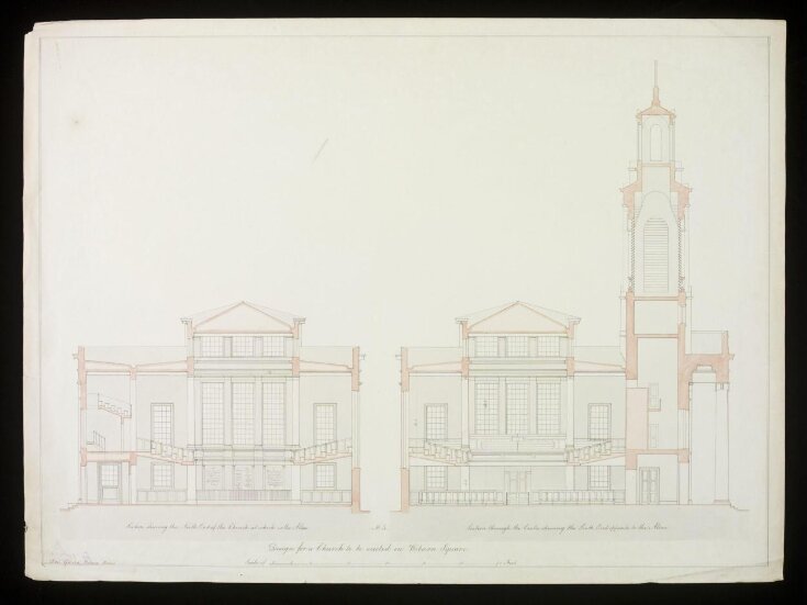 Design for Christ Church, Woburn Square | Vulliamy, Lewis | V&A Explore ...