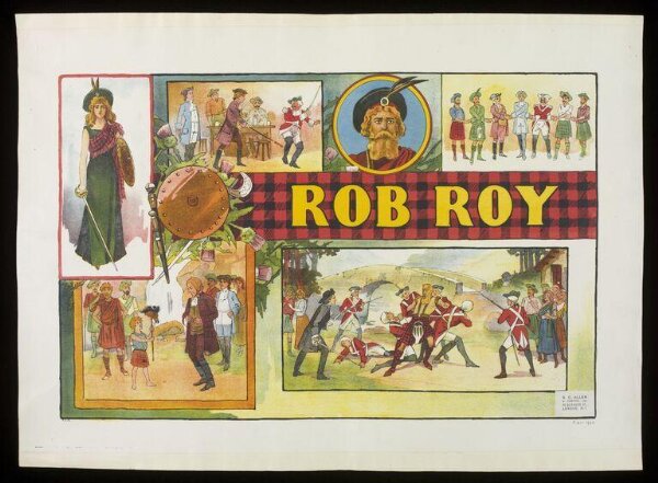 Poster for a touring production of Rob Roy | Unknown | V&A Explore The ...