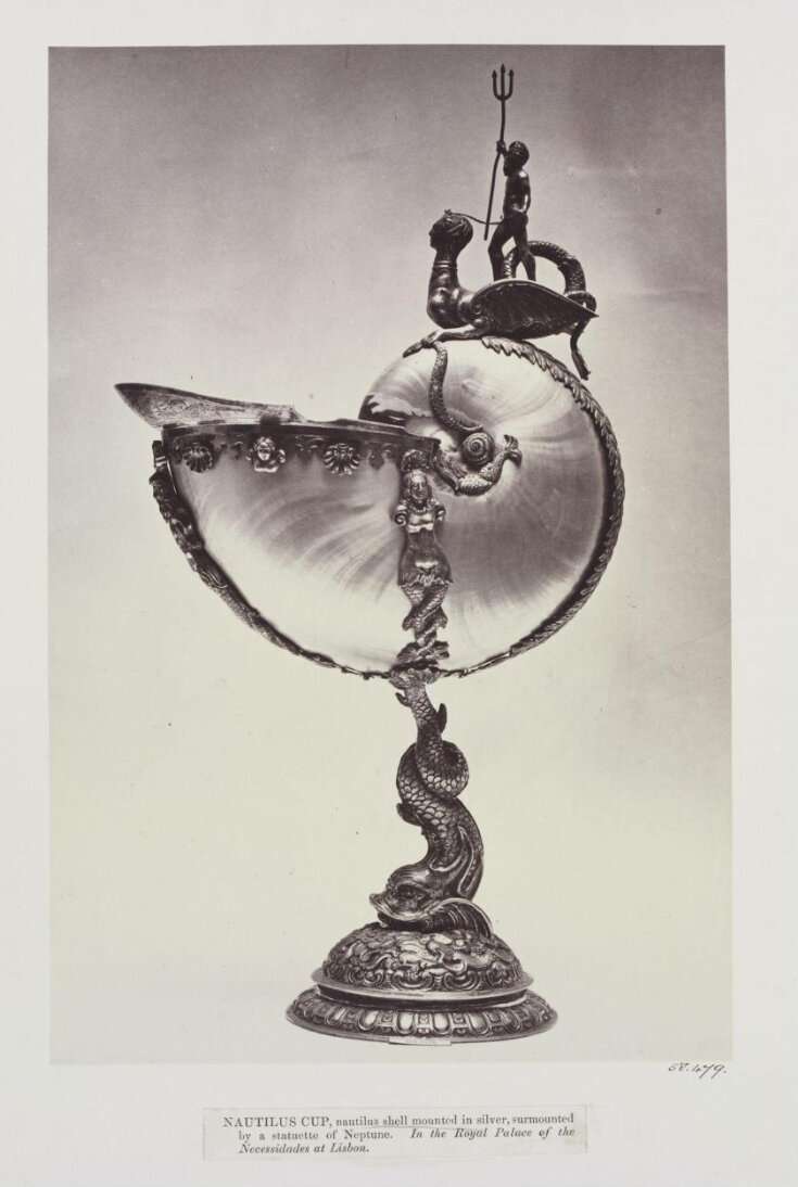 Nautilus shell cup mounted in silver, Palace of Necessidades, Lisbon ...