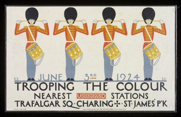 Trooping The Colour | Kearley, B. | Burrell, Kathleen | V&A Explore The ...