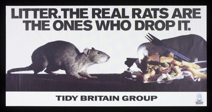 Litter. The Real Rats are the Ones Who Drop It | James, Steve | Bicer ...
