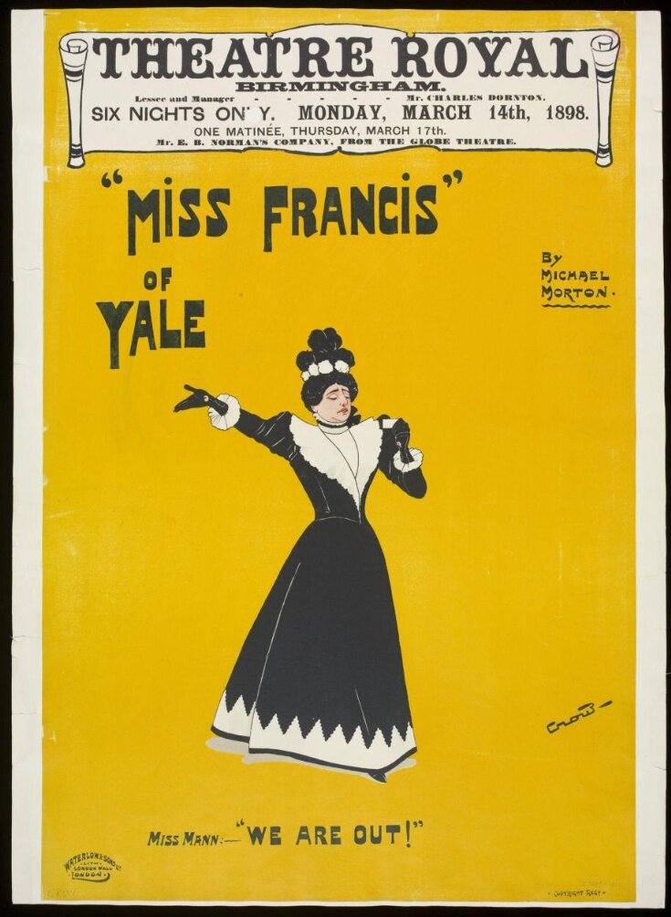 Miss Francis Of Yale Crow V A Explore The Collections